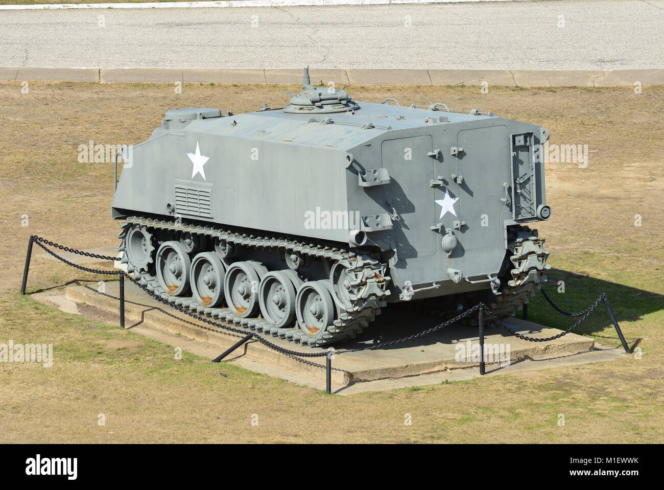 An American Armoured Personal Carrier Stock Photo - Alamy