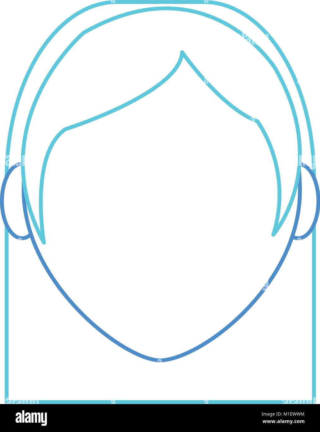 Girl head design Stock Vector Image & Art - Alamy