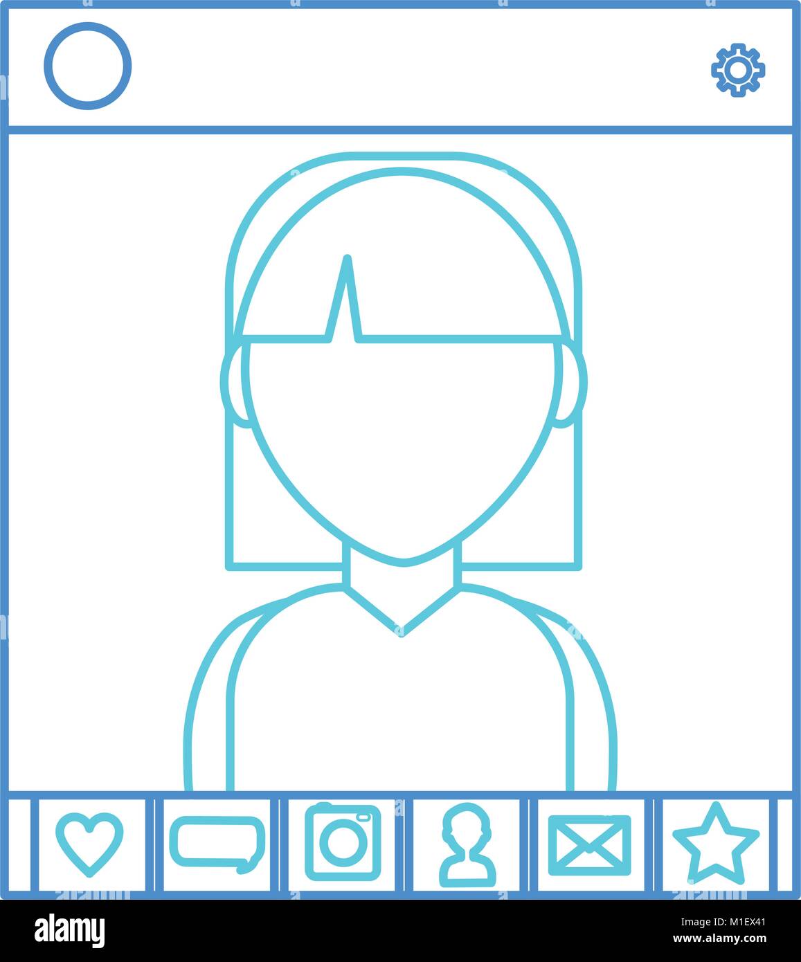 Girl and chat design Stock Vector Image & Art - Alamy