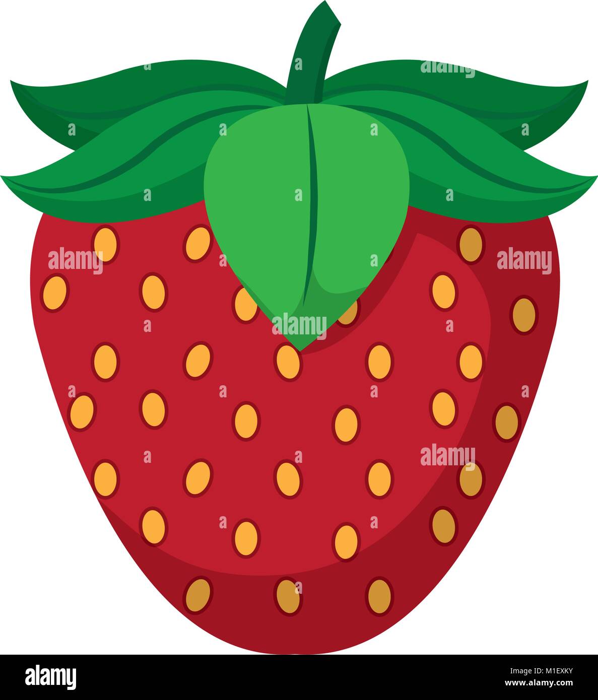 Isolated strawberry design Stock Vector Image & Art - Alamy