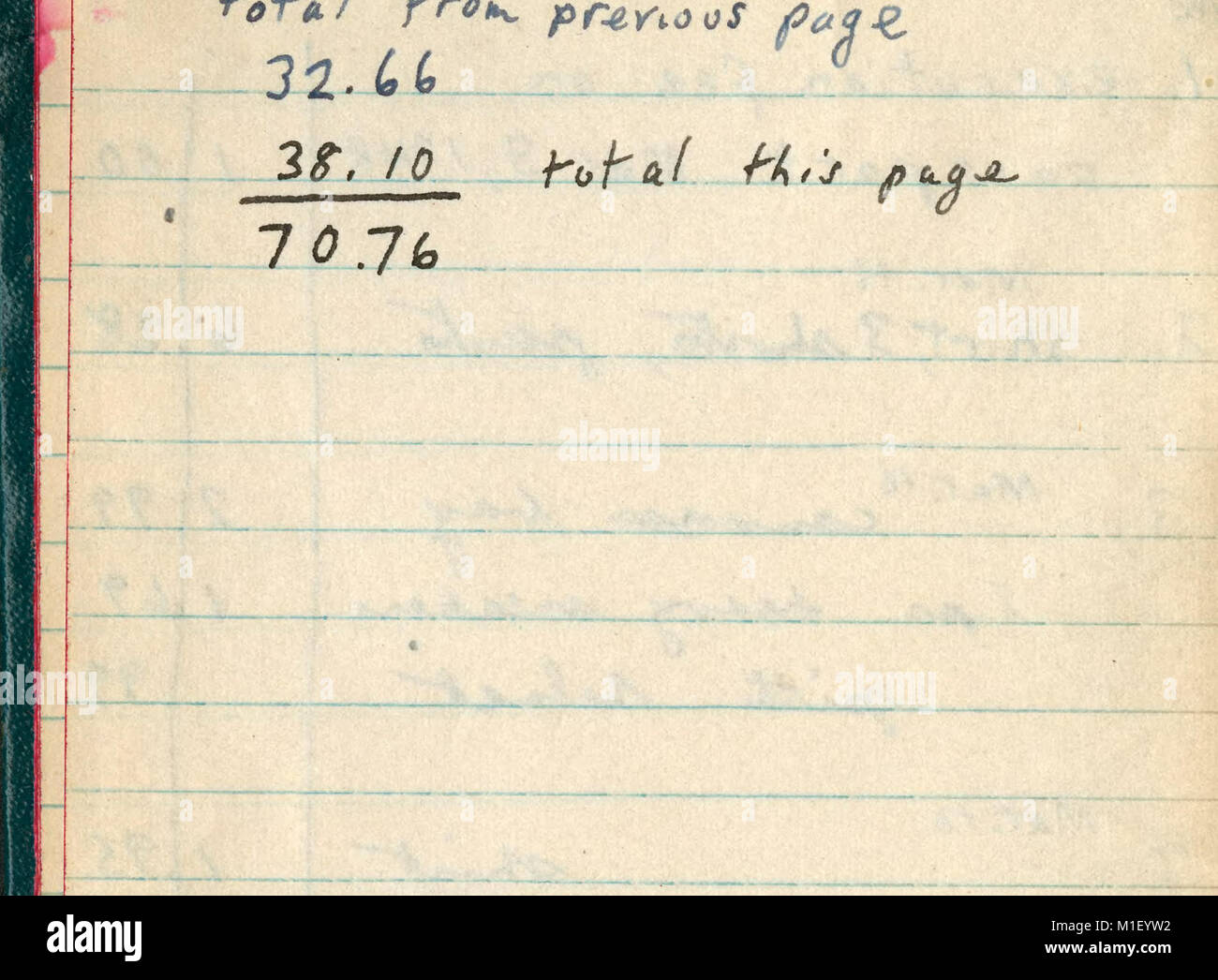 This 1948 account book records detailed financial transactions ...