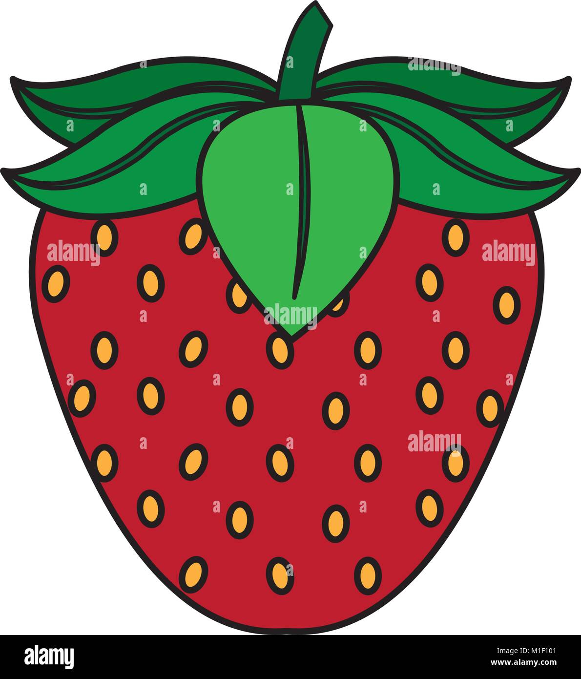 Isolated strawberry design Stock Vector Image & Art - Alamy