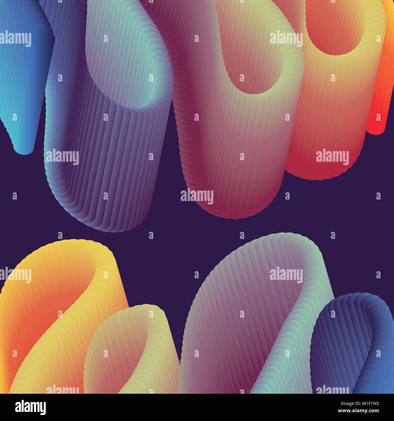 Fluid art liquid paint mixing Stock Vector Images - Alamy