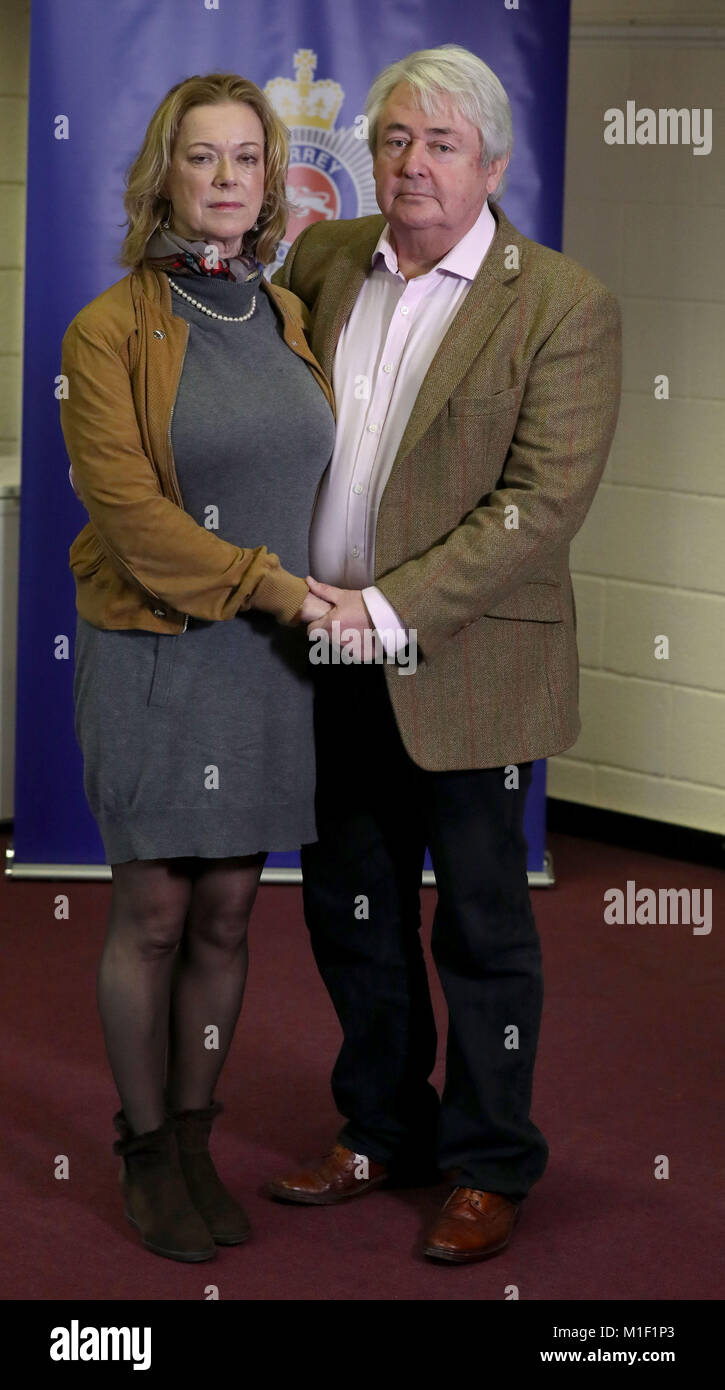 Susan and Stephen Morris from Surrey whose house was raided by an armed ...
