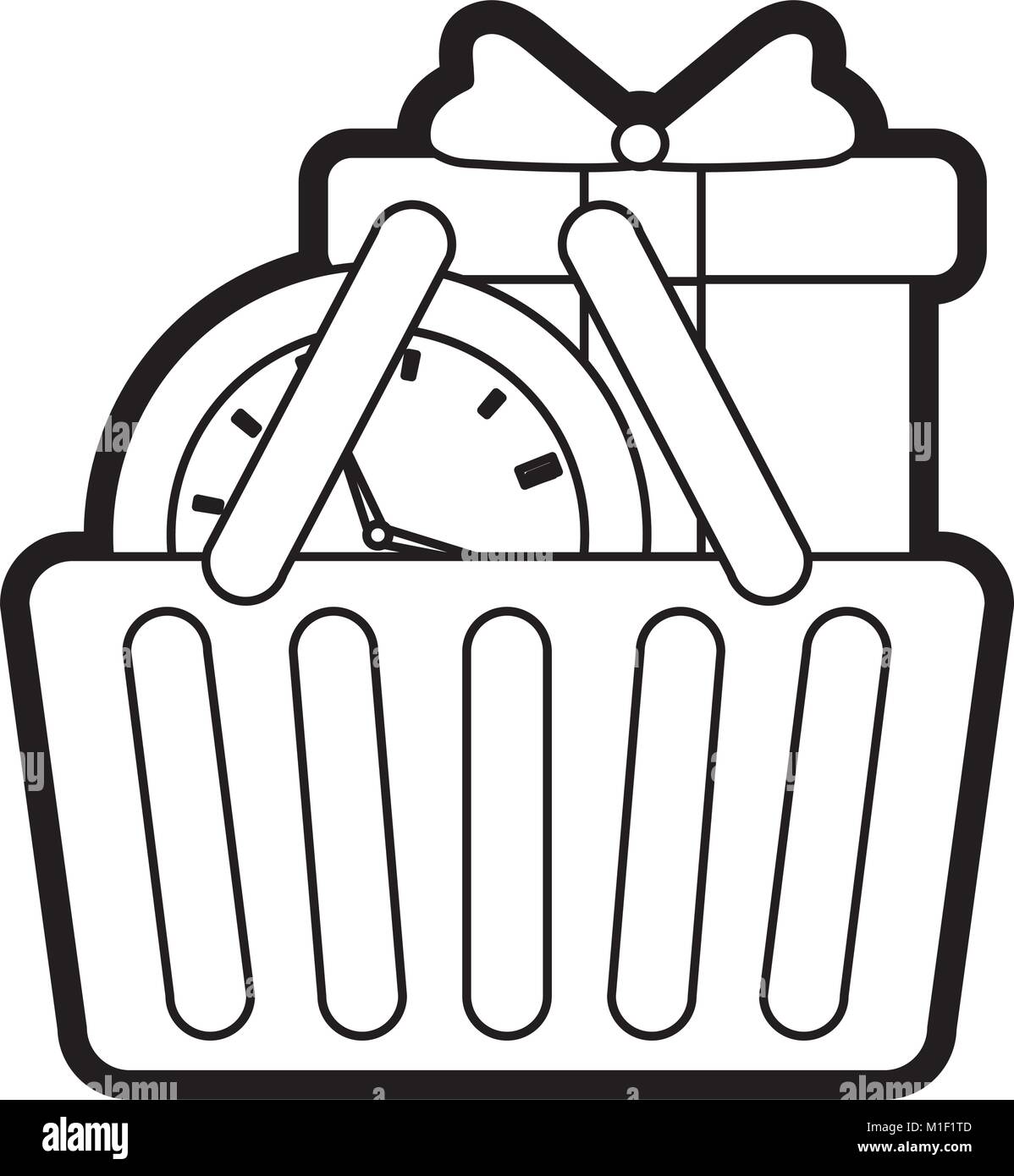 shopping basket design Stock Vector Image & Art - Alamy