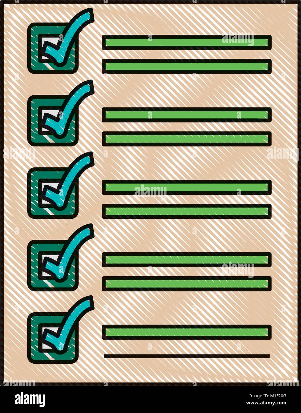 checklist vector illustration Stock Vector Image & Art - Alamy