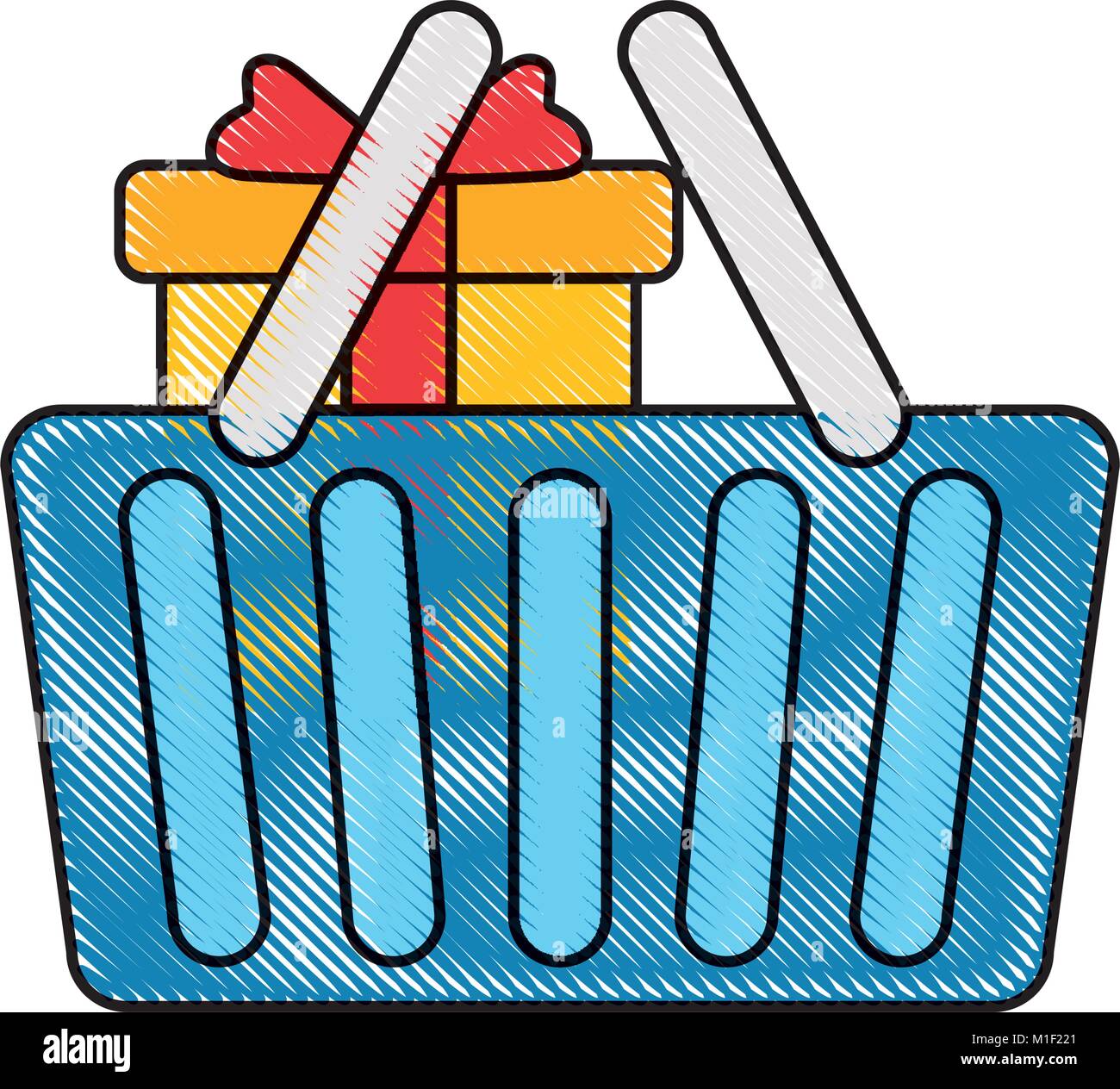 shopping basket design Stock Vector Image & Art - Alamy