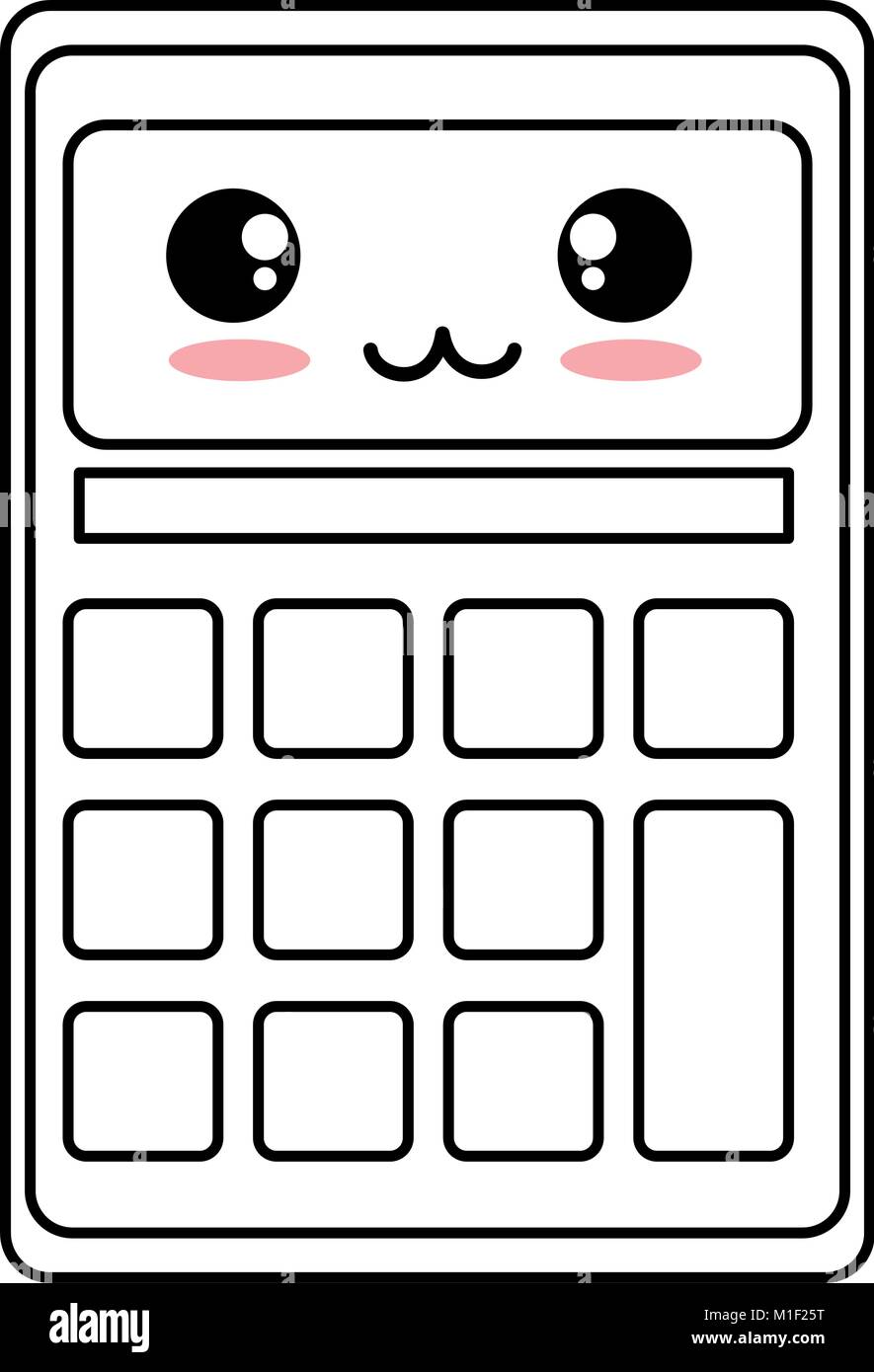 voucher machine kawaii character vector illustration design Stock ...