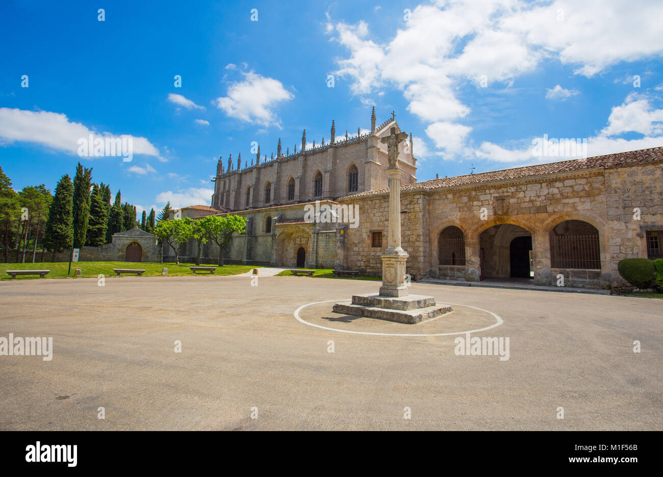 BURGOS, SPAIN, JUNE 10, 2016 - Cartuja de Miraflores (Miraflores ...