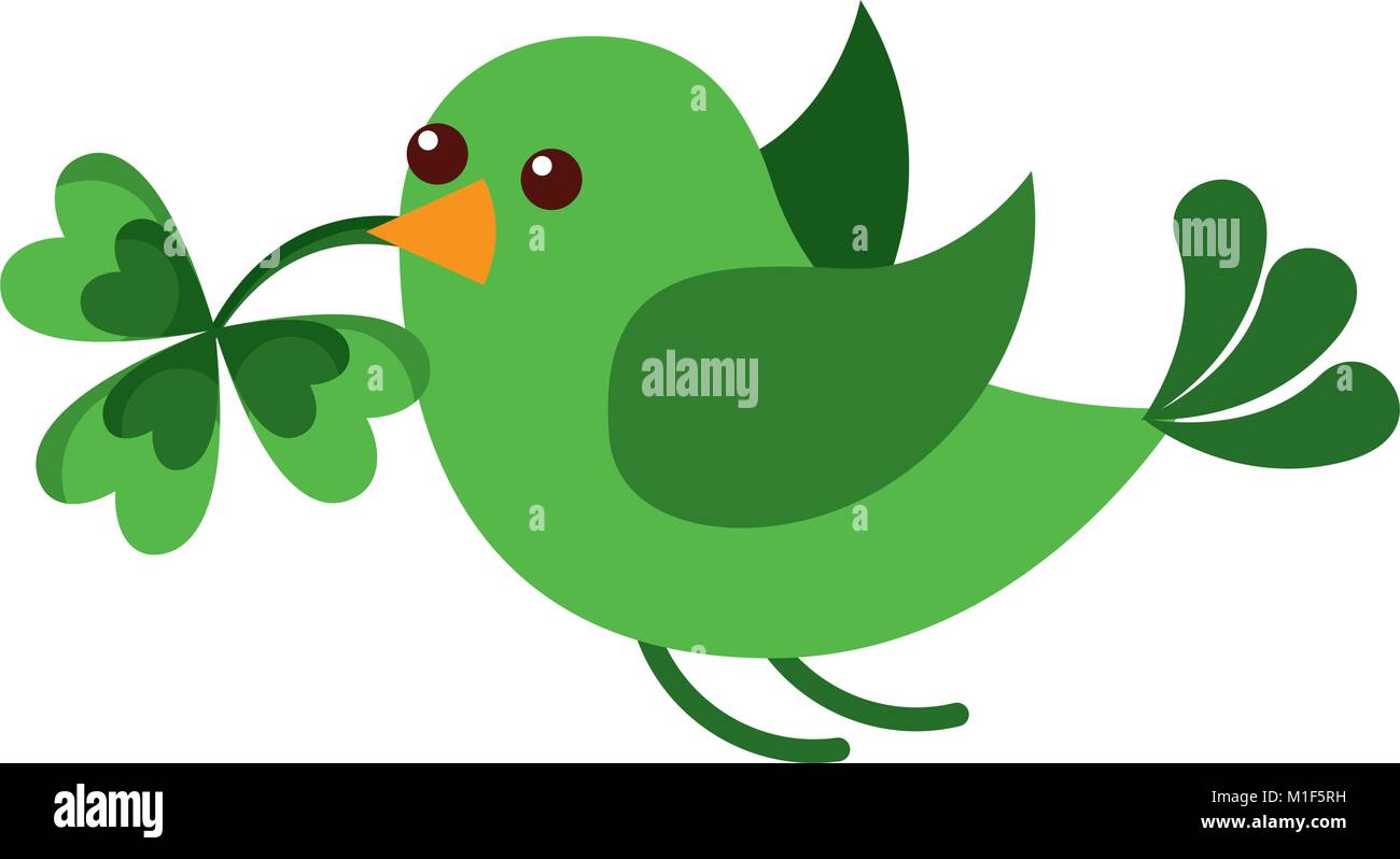 Good luck bird Stock Vector Images - Alamy