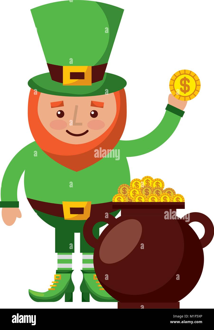 Stump with coins Stock Vector Images - Alamy