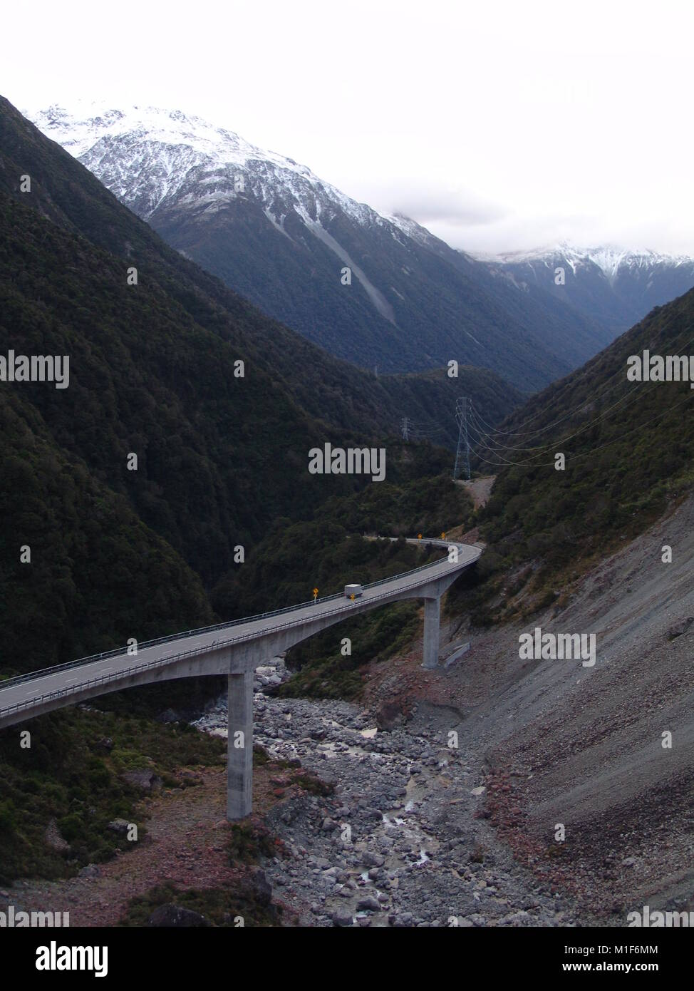 Otira Viaduct, Arthur's Pass, Canterbury, South Island, New Zealand ...