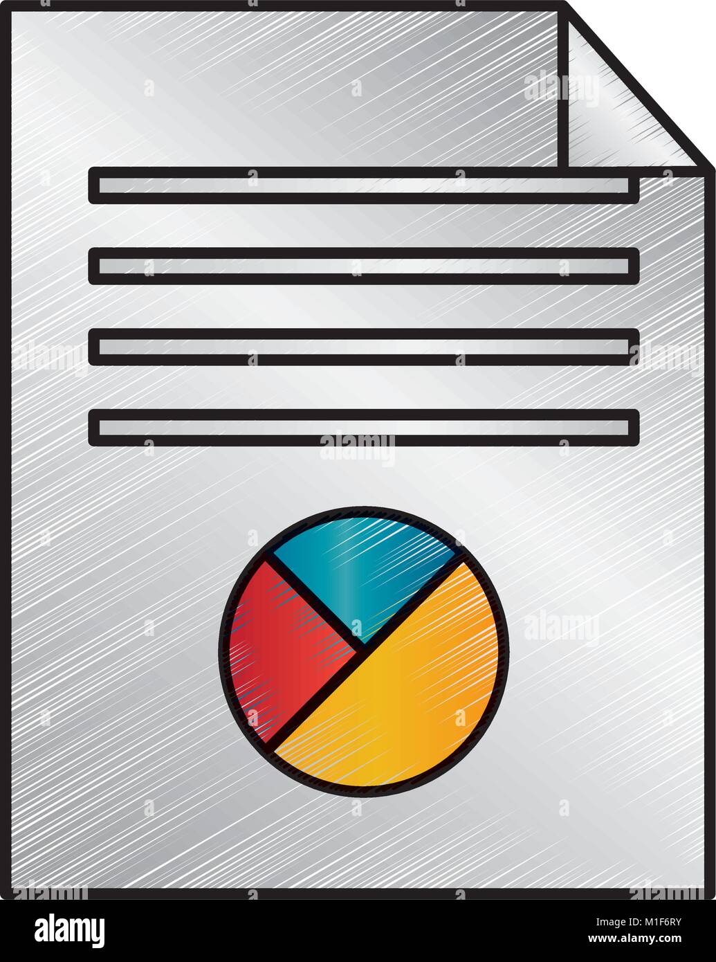 document paper chart graph financial icon Stock Vector Image & Art - Alamy