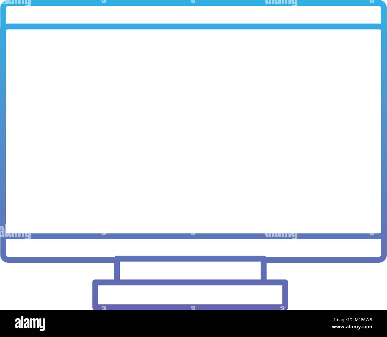 computer monitor screen device blank Stock Vector Image & Art - Alamy