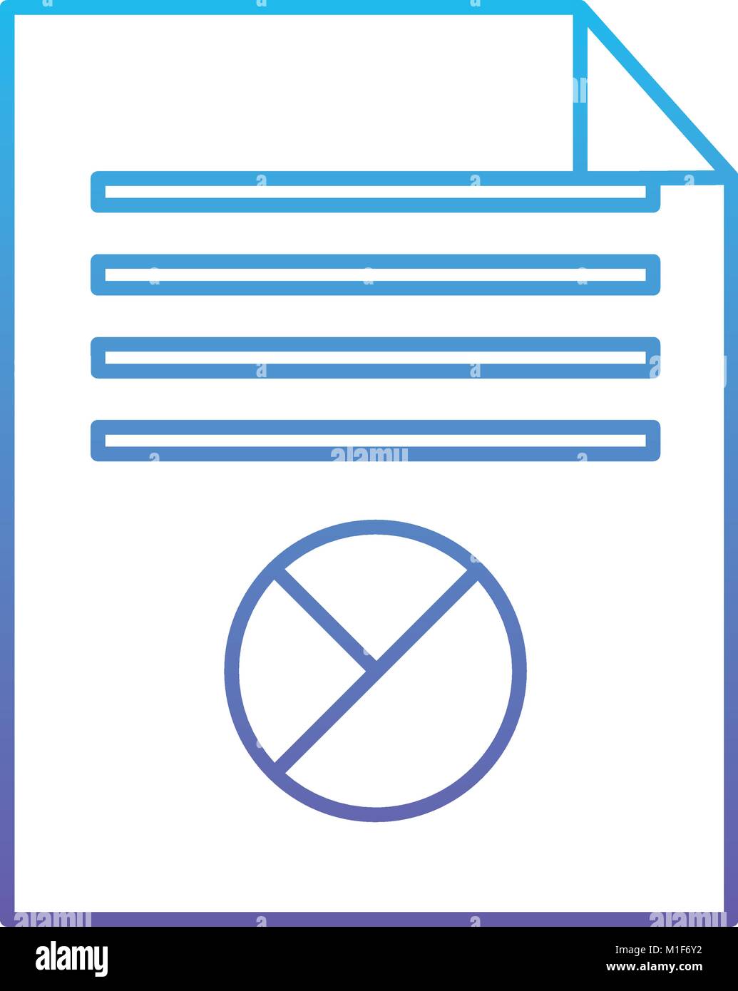 document paper chart graph financial icon Stock Vector Image & Art - Alamy