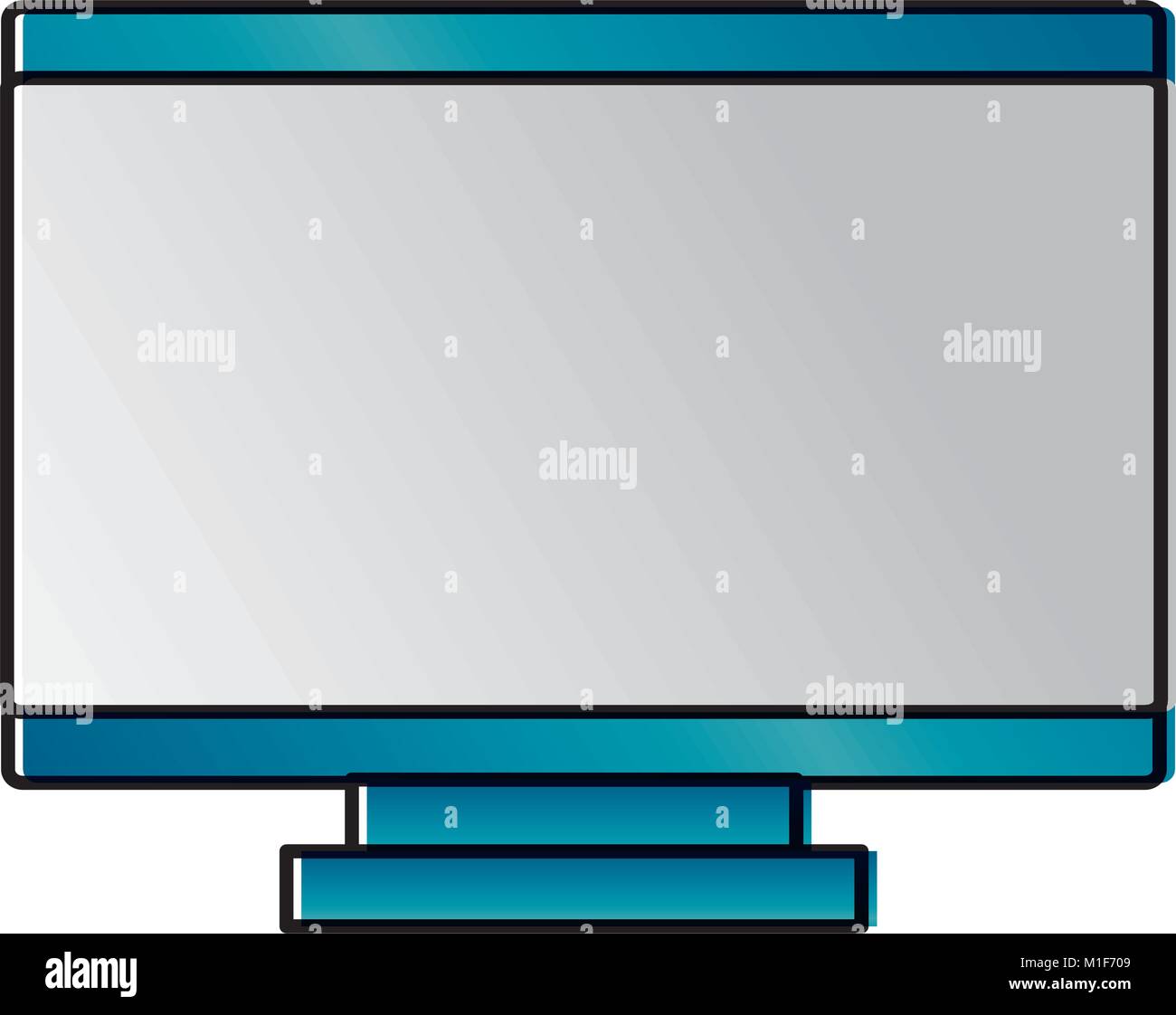 computer monitor screen device blank Stock Vector Image & Art - Alamy