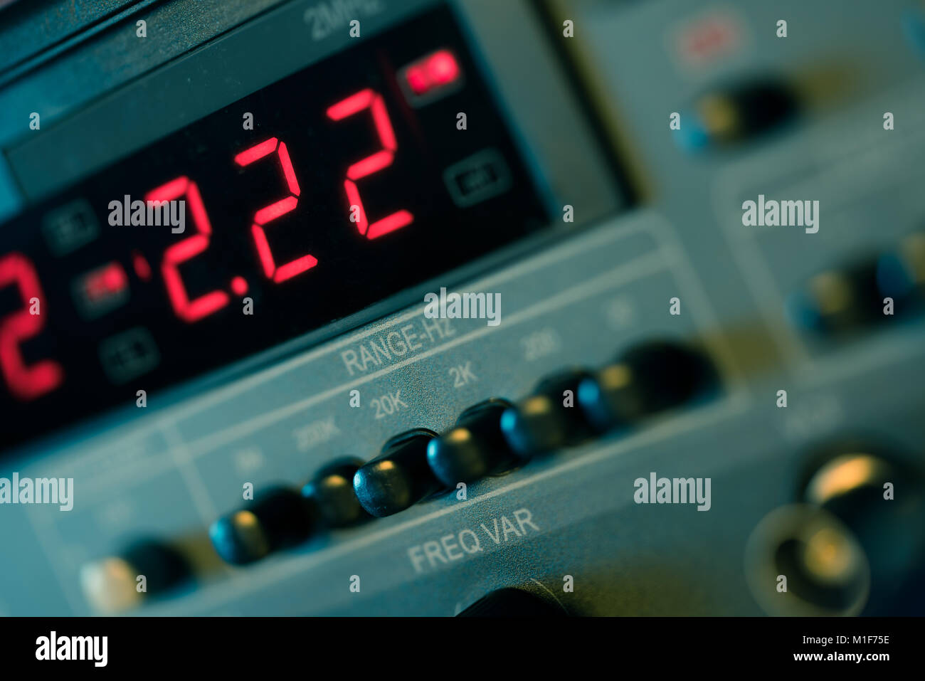 display of electronic measuring instrument Stock Photo - Alamy