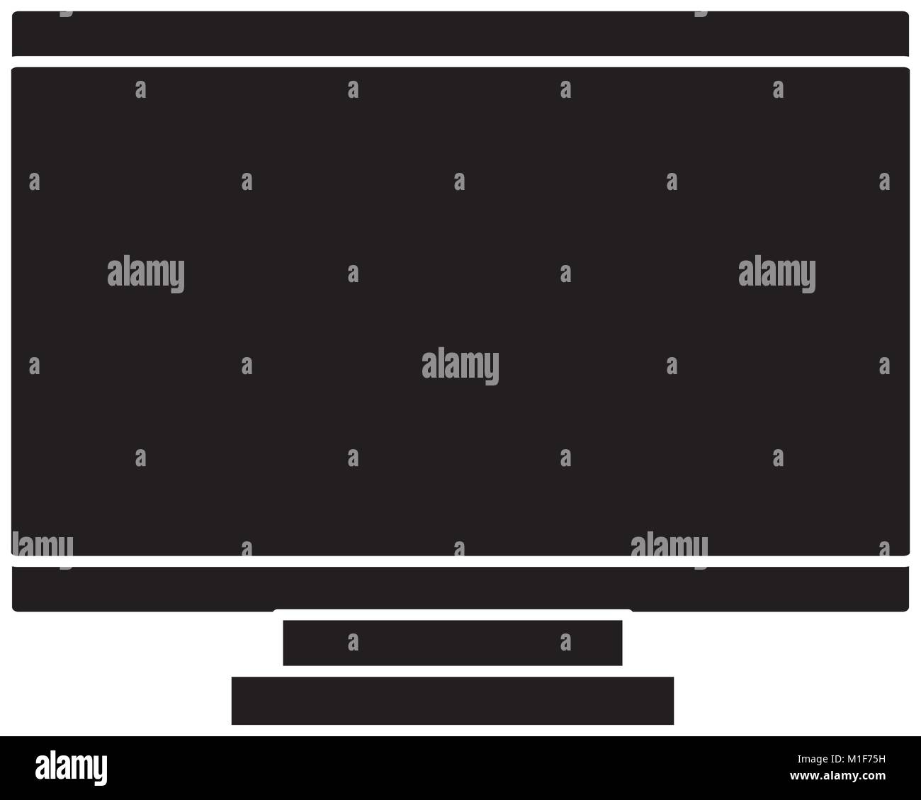 computer monitor screen device blank Stock Vector Image & Art - Alamy