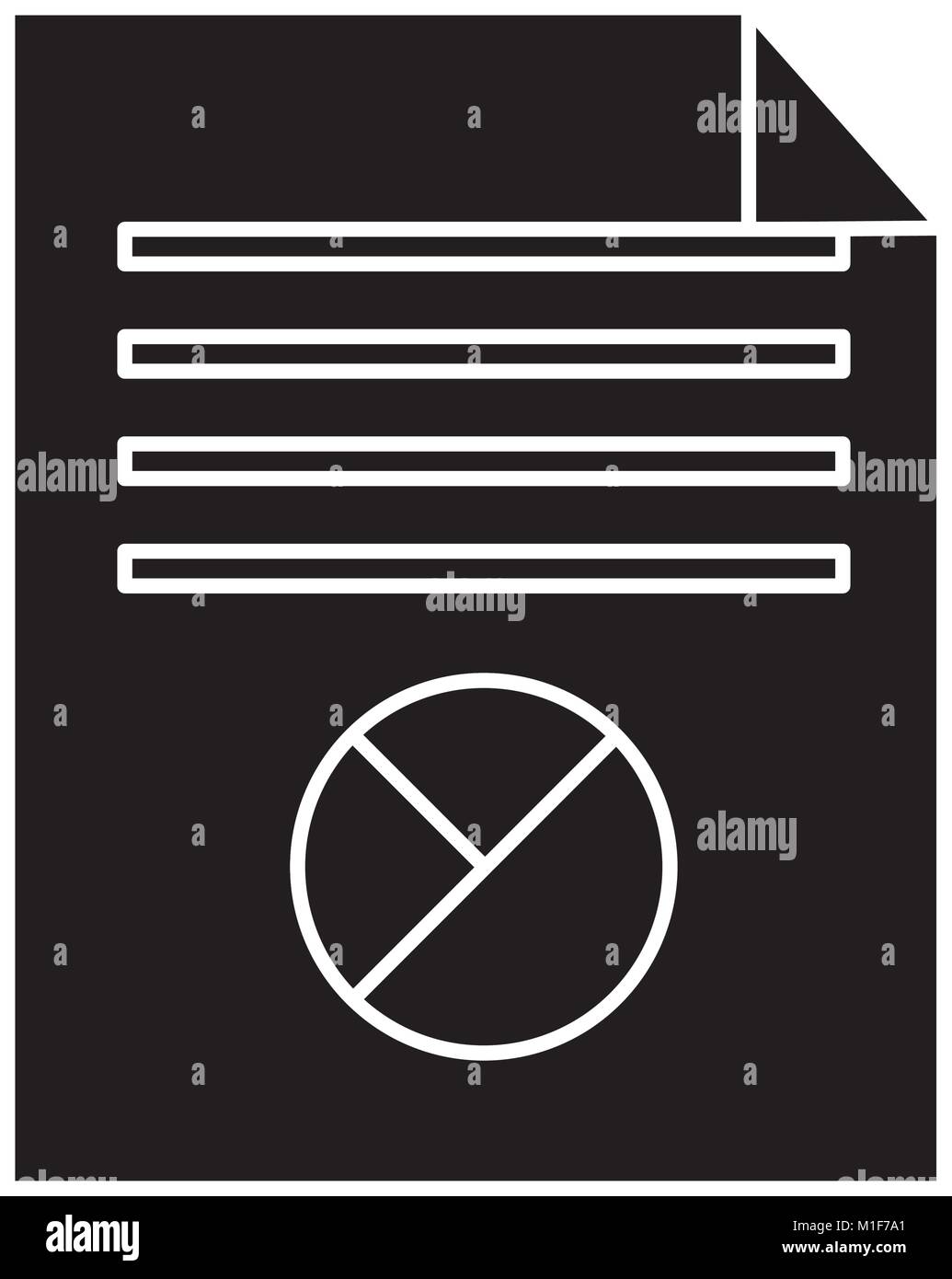 document paper chart graph financial icon Stock Vector Image & Art - Alamy