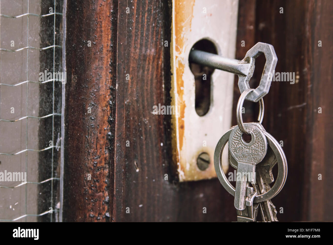 Rustic Lock High Resolution Stock Photography and Images - Alamy