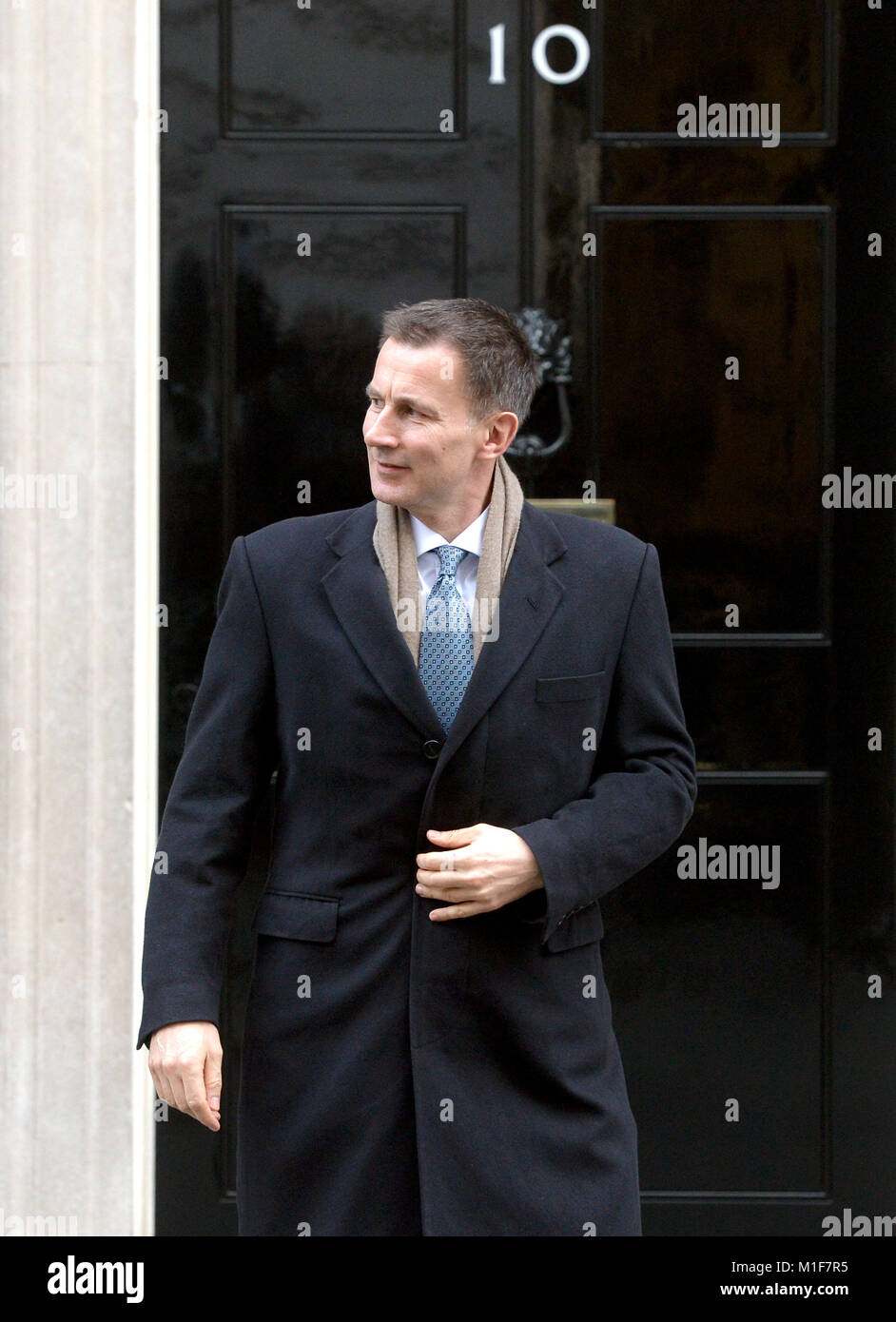 Health Secretary Jeremy Hunt leaving 10 Downing Street, London, after a ...