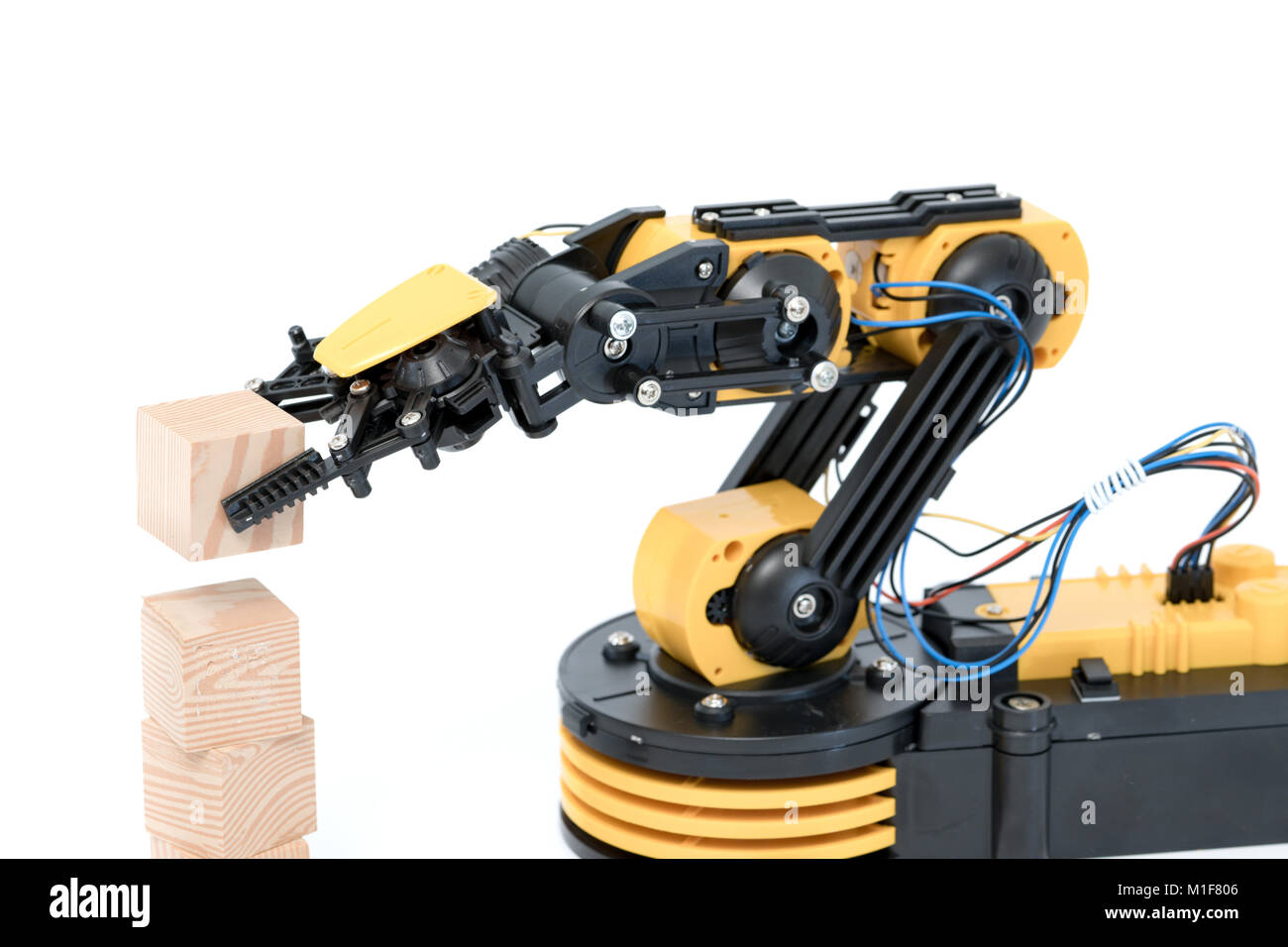 Plastic robot arm model Stock Photo - Alamy