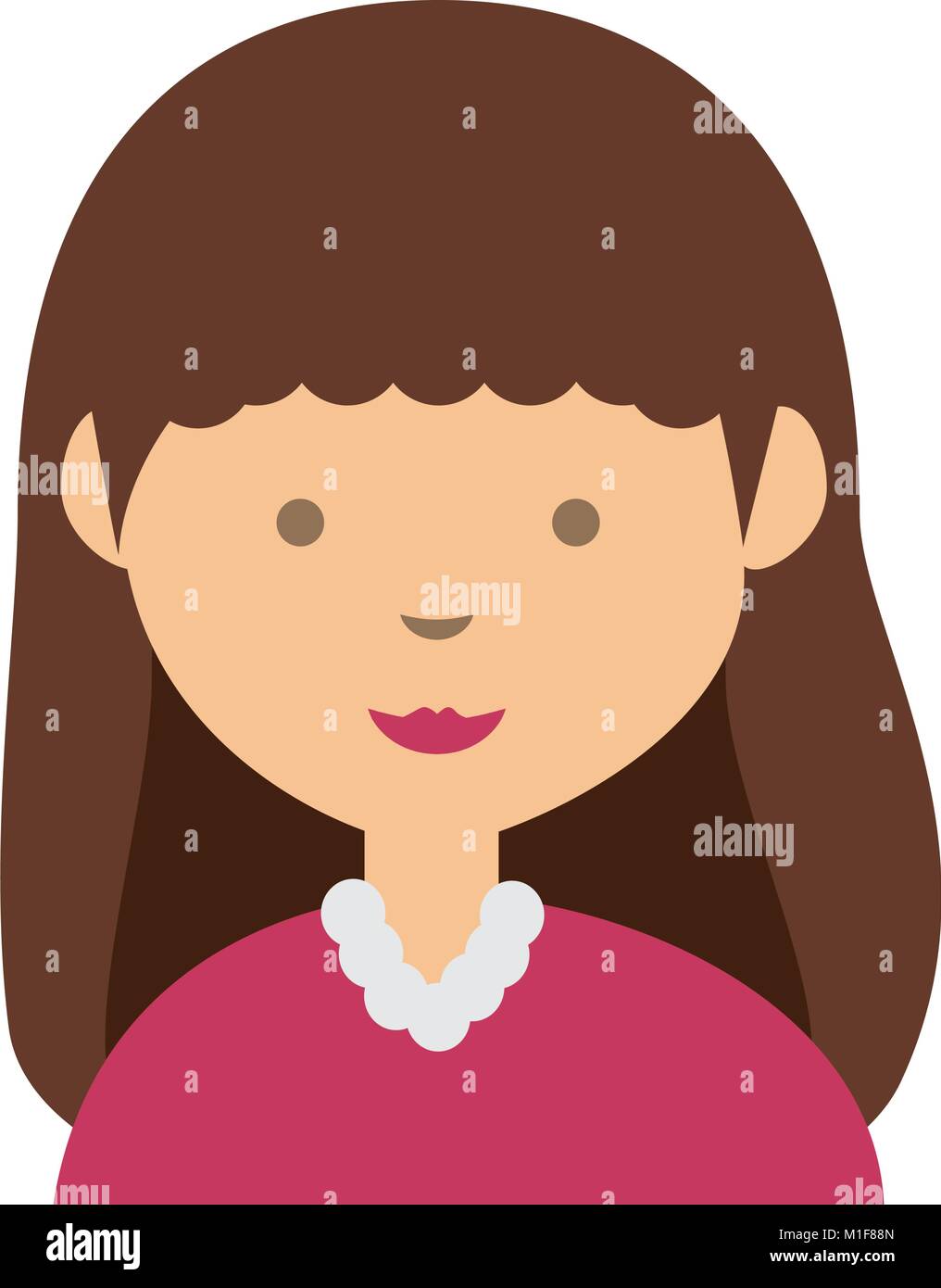 cartoon girl icon image Stock Vector Image & Art - Alamy