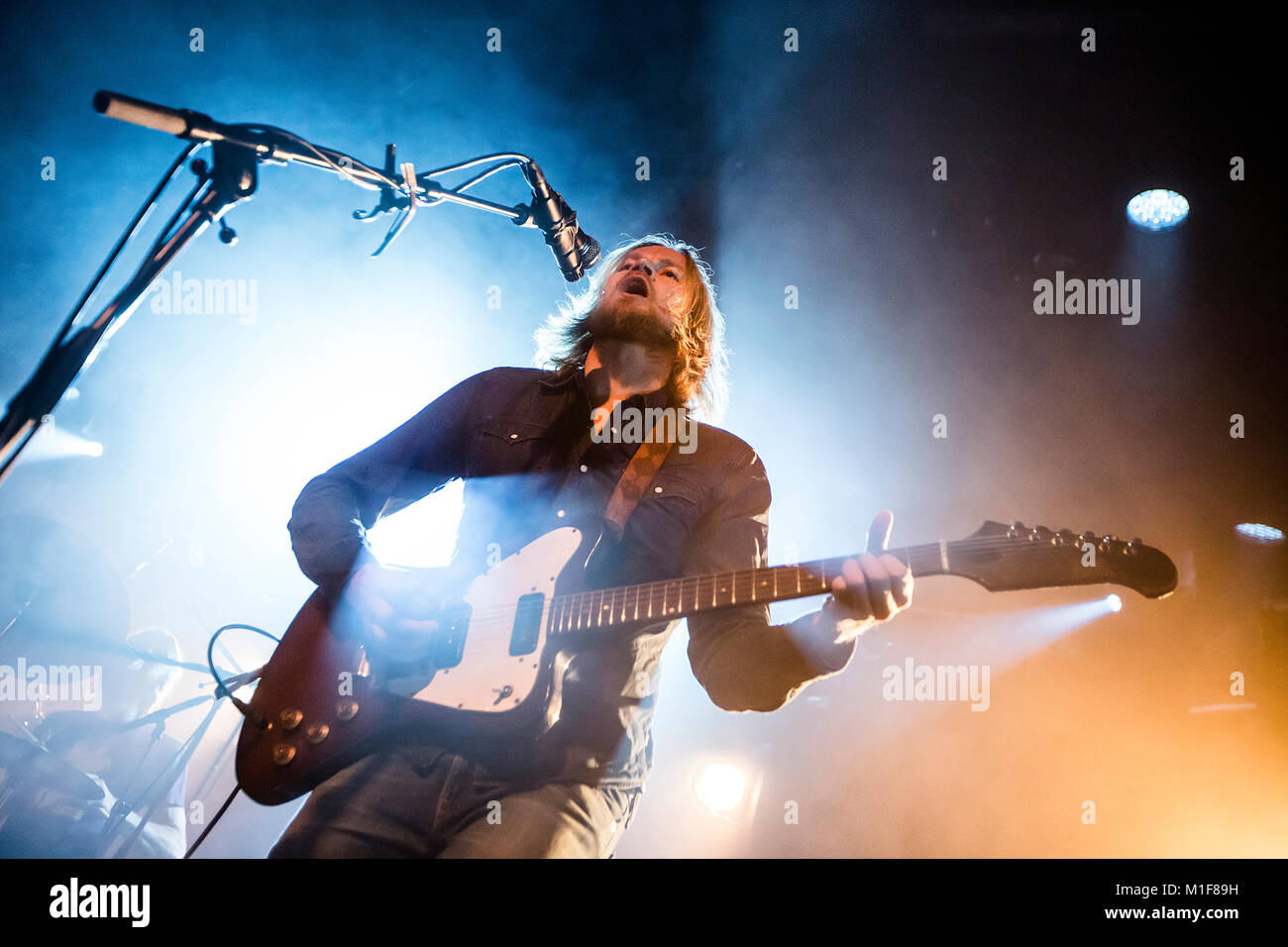 The Norwegian rock band BigBang performs a live concert at USF Verftet ...