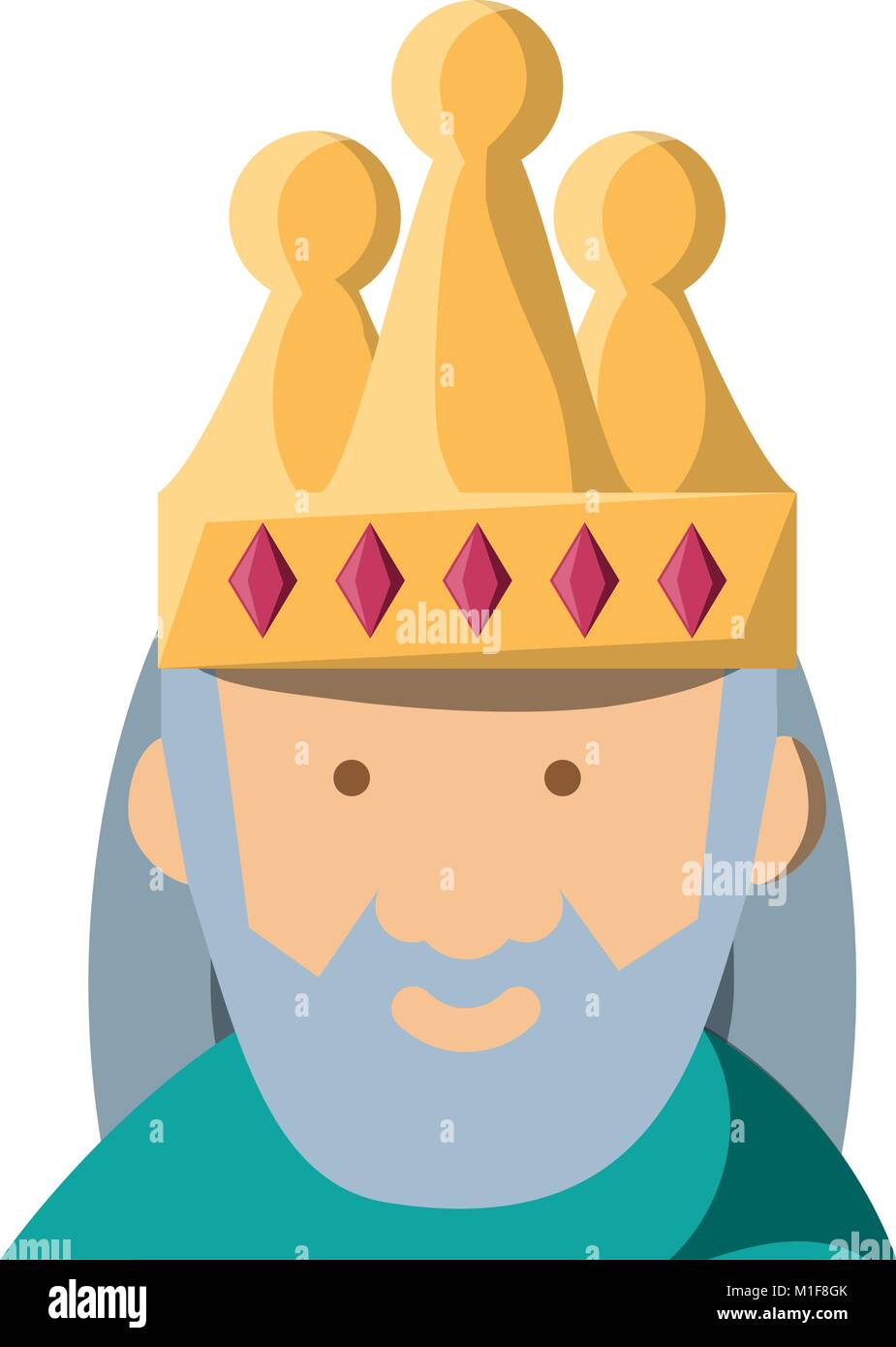 Cartoon king icon image Stock Vector Image & Art - Alamy
