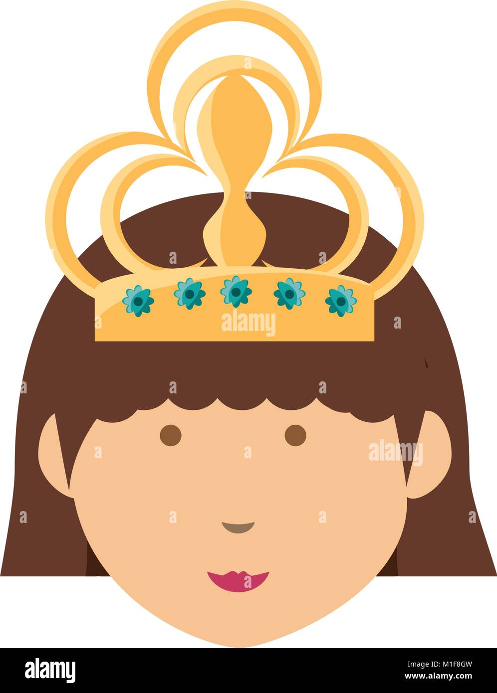 cartoon princess icon Stock Vector Image & Art - Alamy