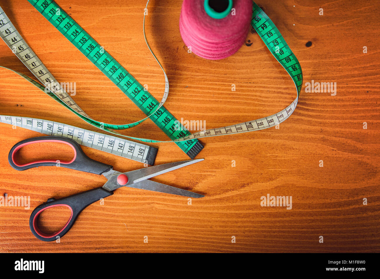 Tailor's tools and accessories Stock Photo - Alamy