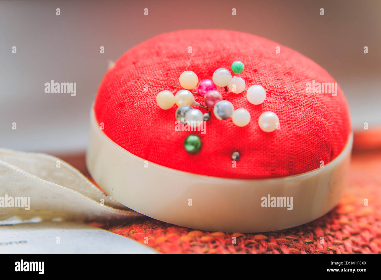 Tailor's tools and accessories Stock Photo - Alamy