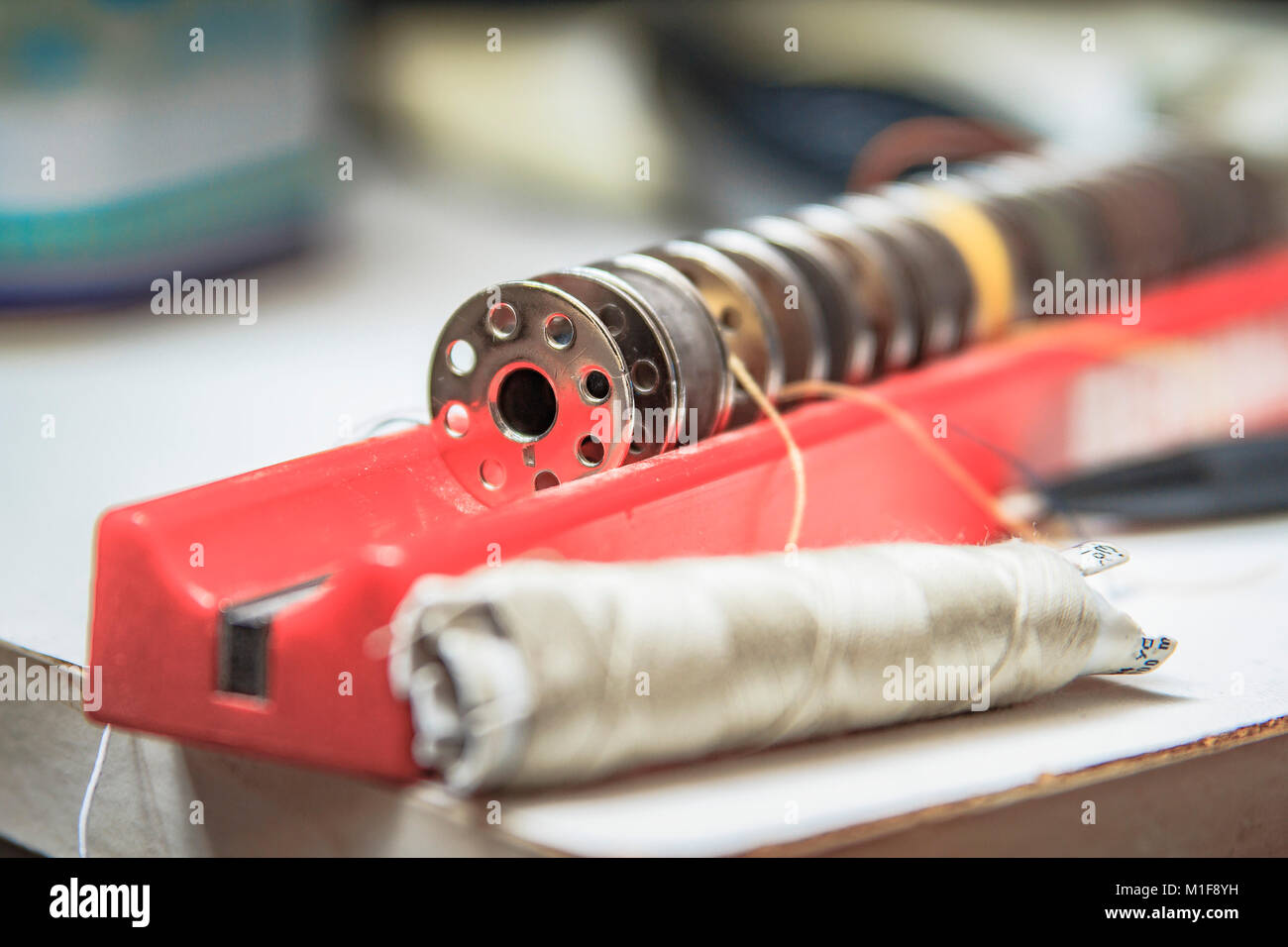 Tailor's tools and accessories Stock Photo - Alamy