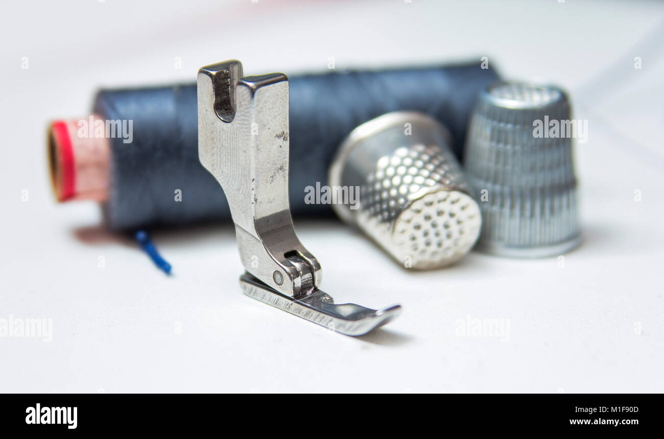 Tailor's tools and accessories Stock Photo - Alamy