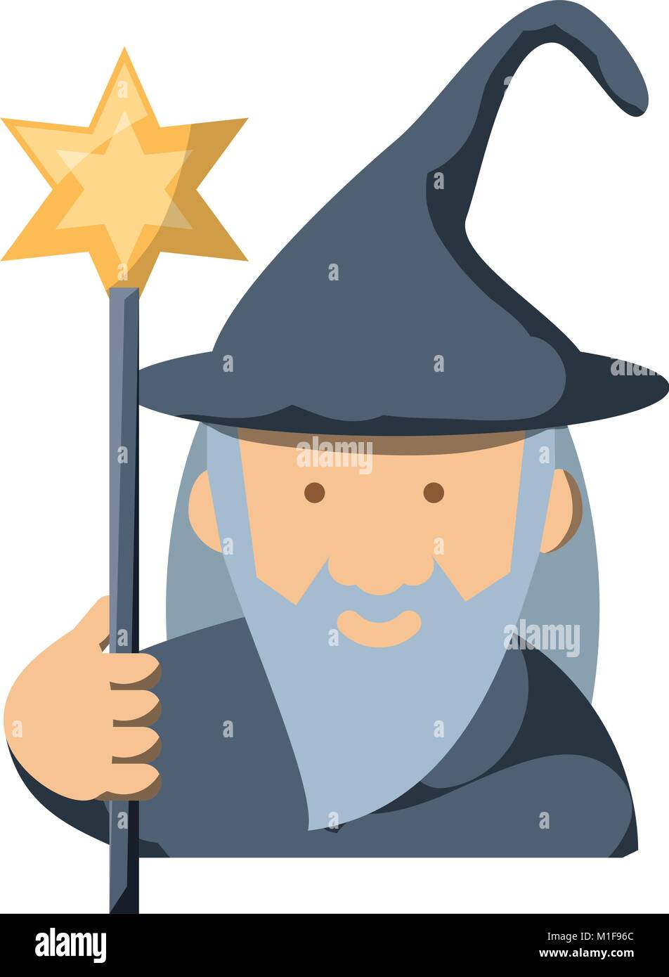 cartoon wizard icon Stock Vector Image & Art - Alamy