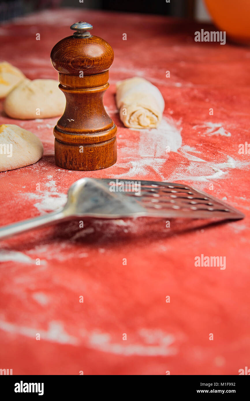 Pastry ingredients and tools, still life Stock Photo - Alamy