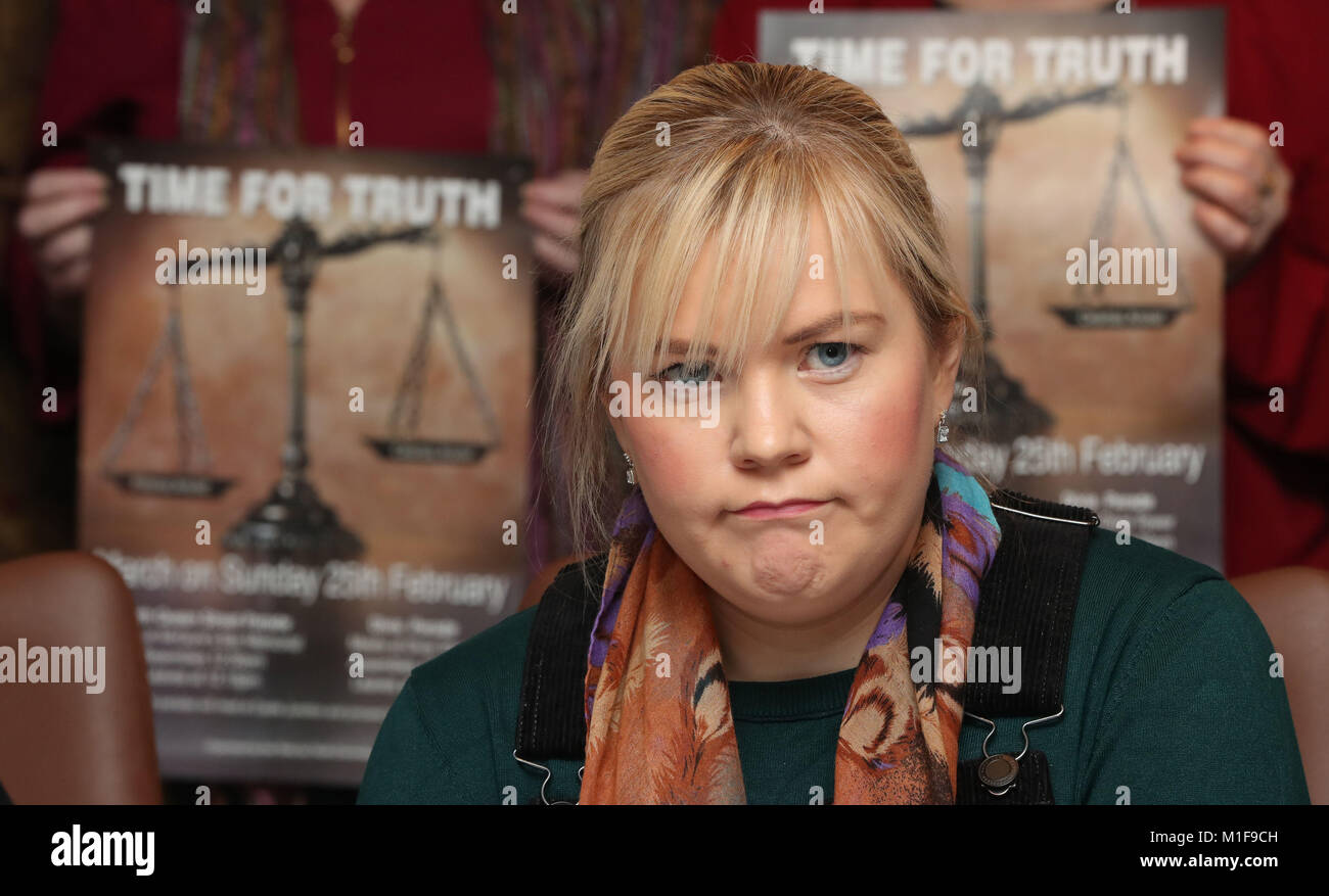 Emma Rogan, whose father Adrian was shot dead in Loughinisland in 1994 ...