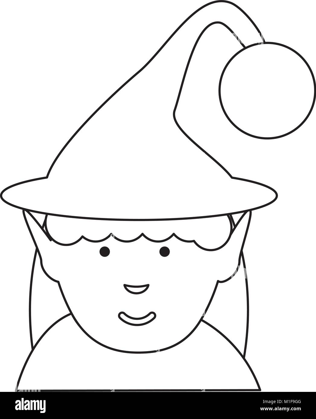 elf girl icon Stock Vector Image & Art - Alamy