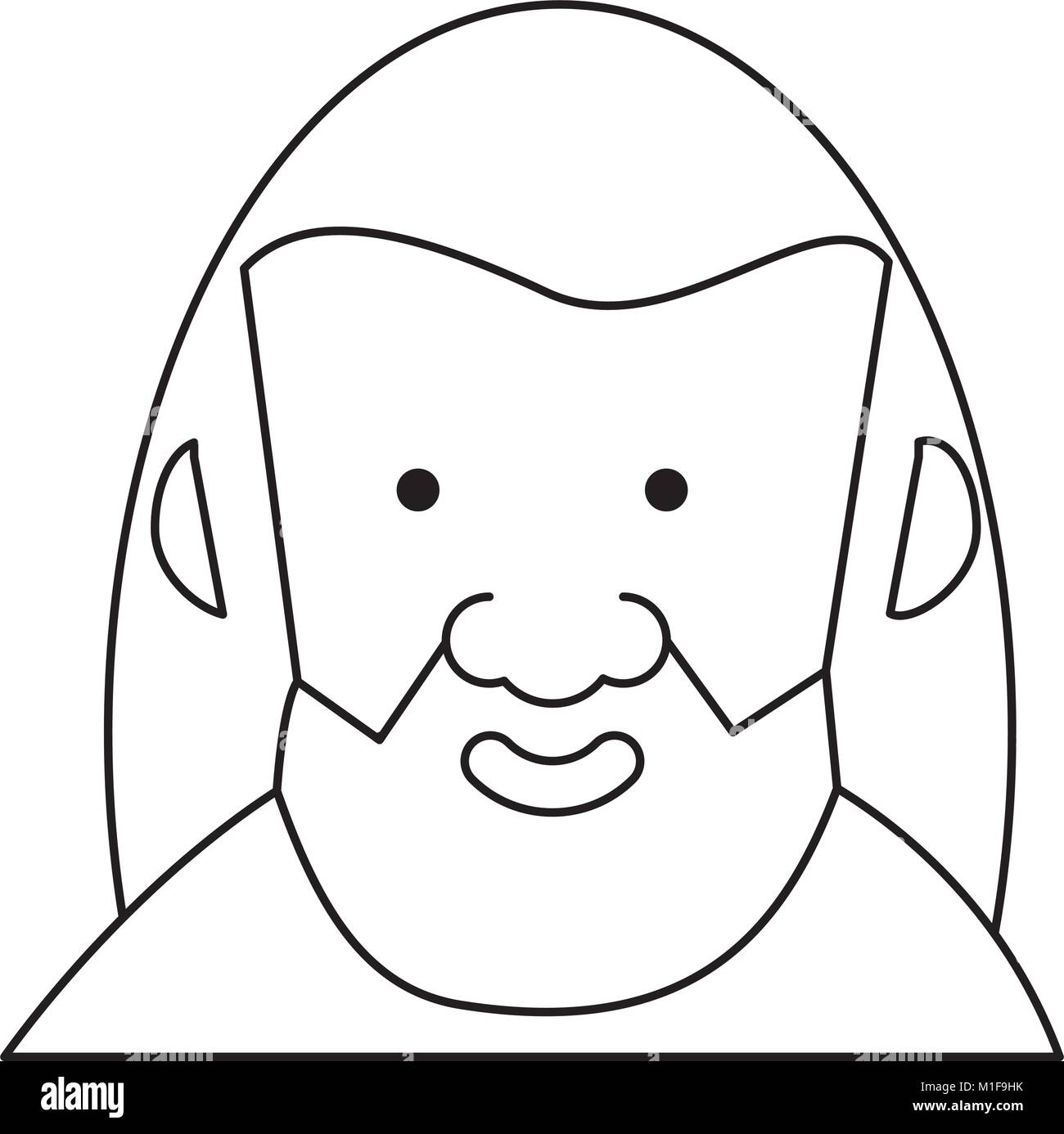 cartoon old man icon Stock Vector Image & Art - Alamy