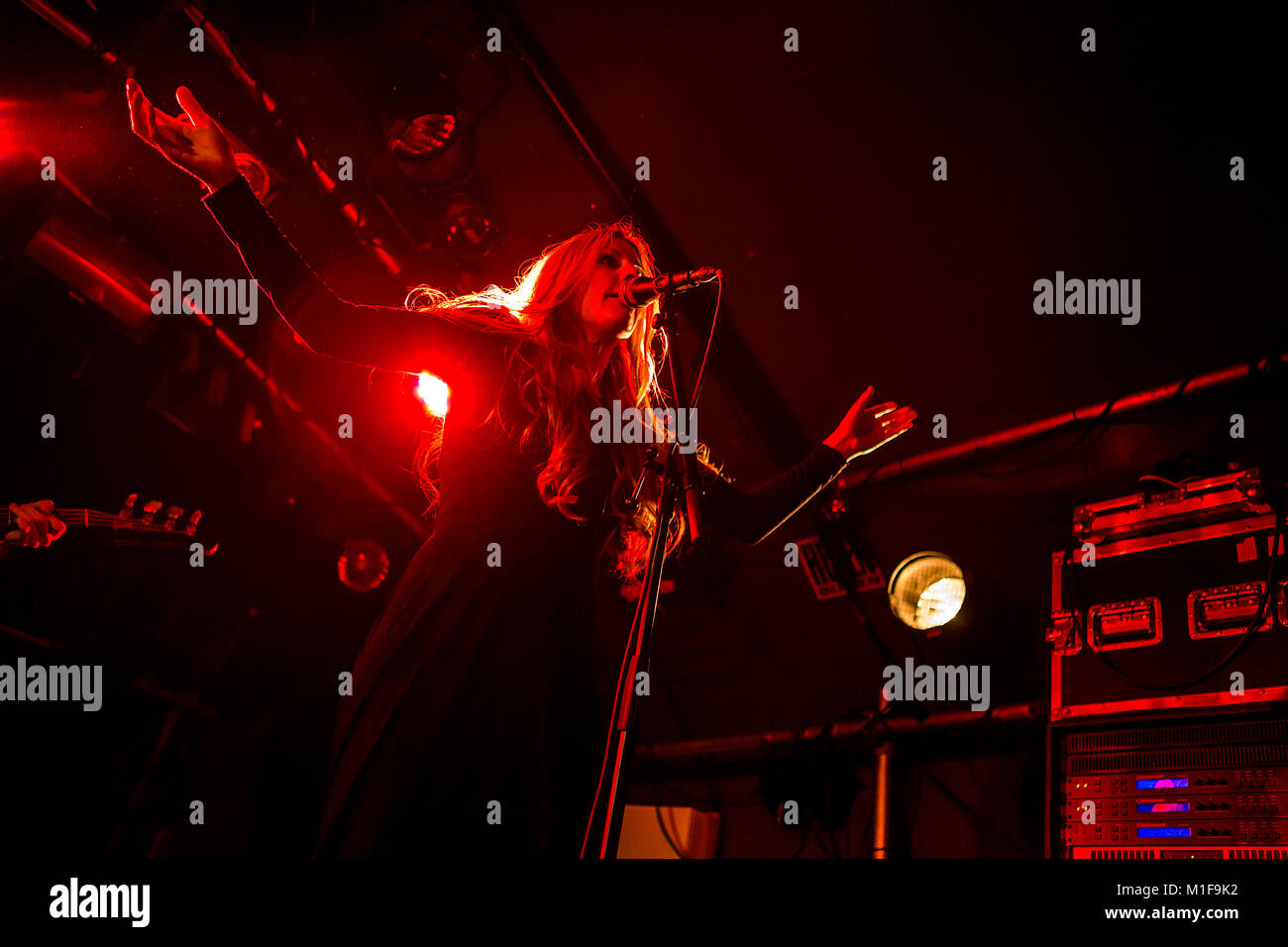 The Swedish rock band Blues Pills performs a live concert at Hulen in ...