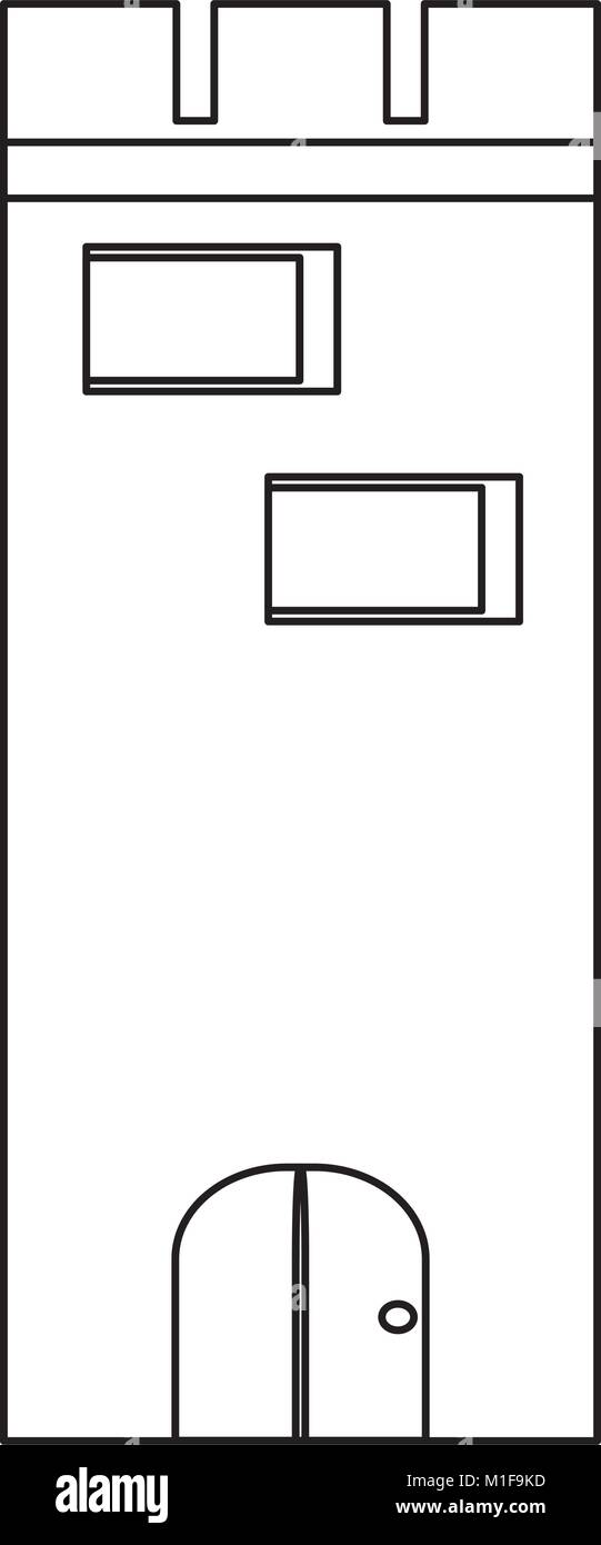 Medieval castle tower icon Stock Vector Image & Art - Alamy