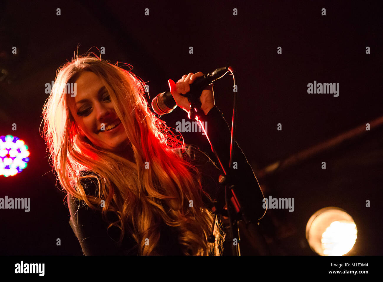 The Swedish rock band Blues Pills performs a live concert at Hulen in ...