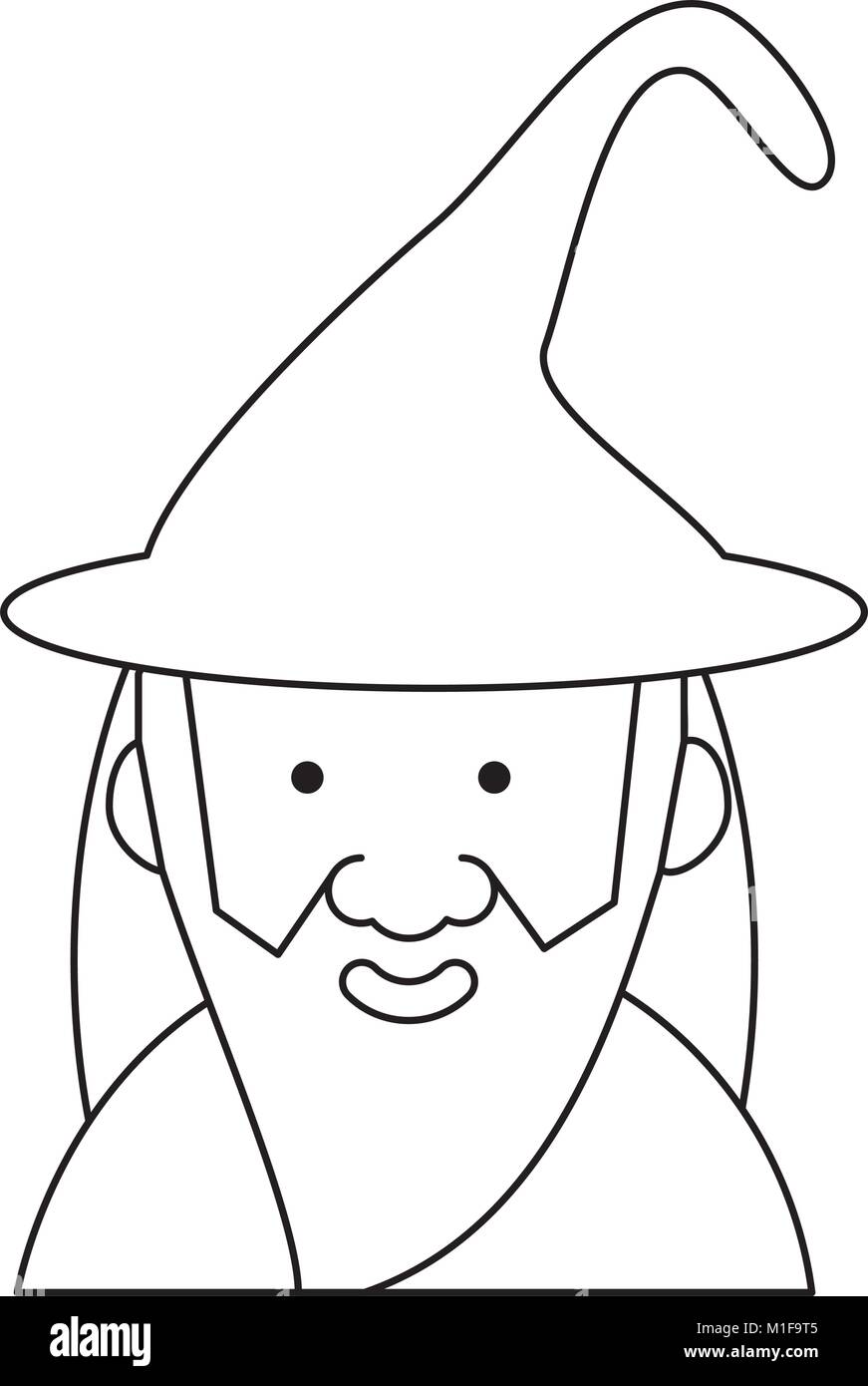 cartoon wizard icon Stock Vector Image & Art - Alamy