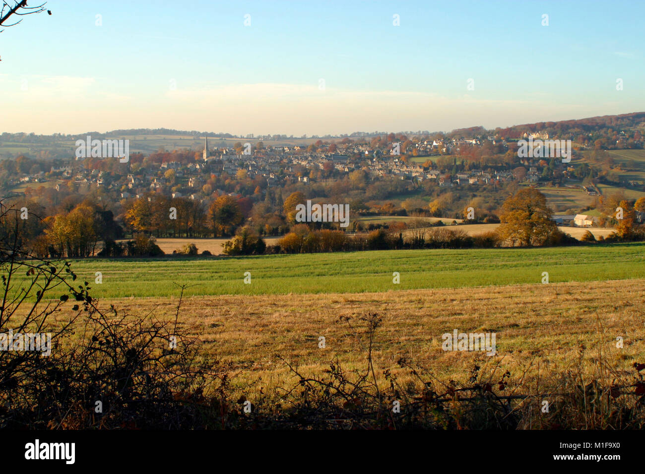 Autumn view painswick gloucestershire hi-res stock photography and ...