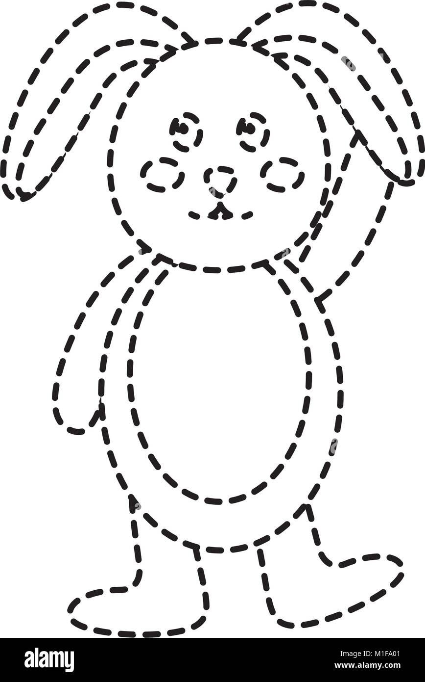 Cartoon Illustration Easter Bunny Waving High Resolution Stock ...