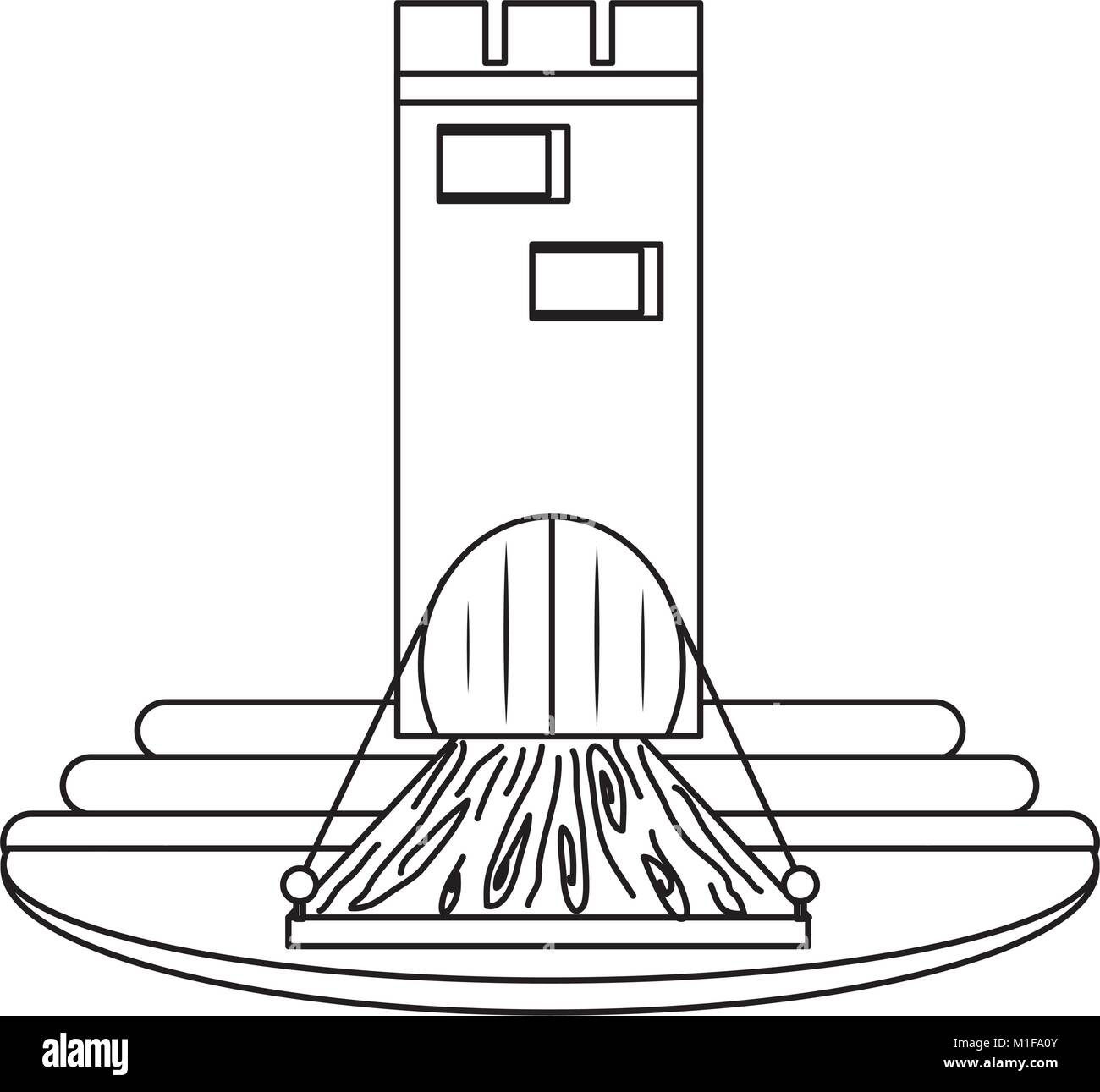 Medieval castle tower icon Stock Vector Image & Art - Alamy