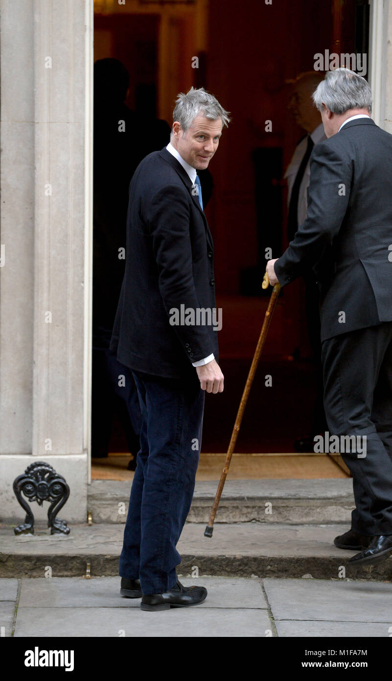 Zac Goldsmith MP arriving in Downing Street, London Stock Photo - Alamy