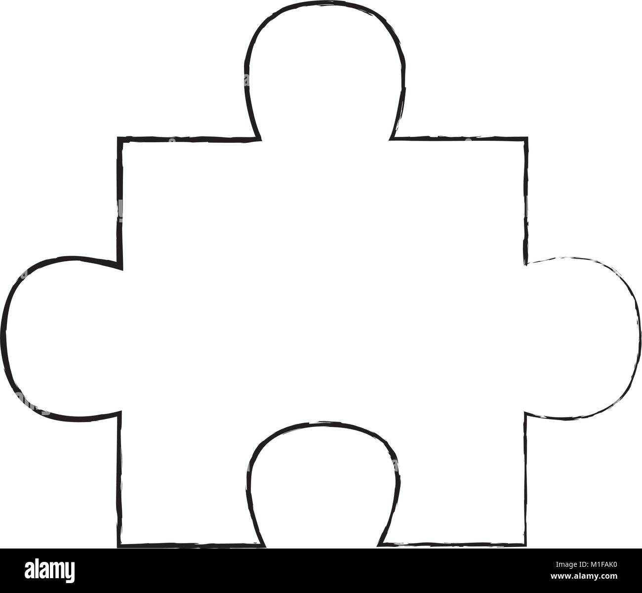 one piece jigsaw puzzle image Stock Vector Image & Art - Alamy