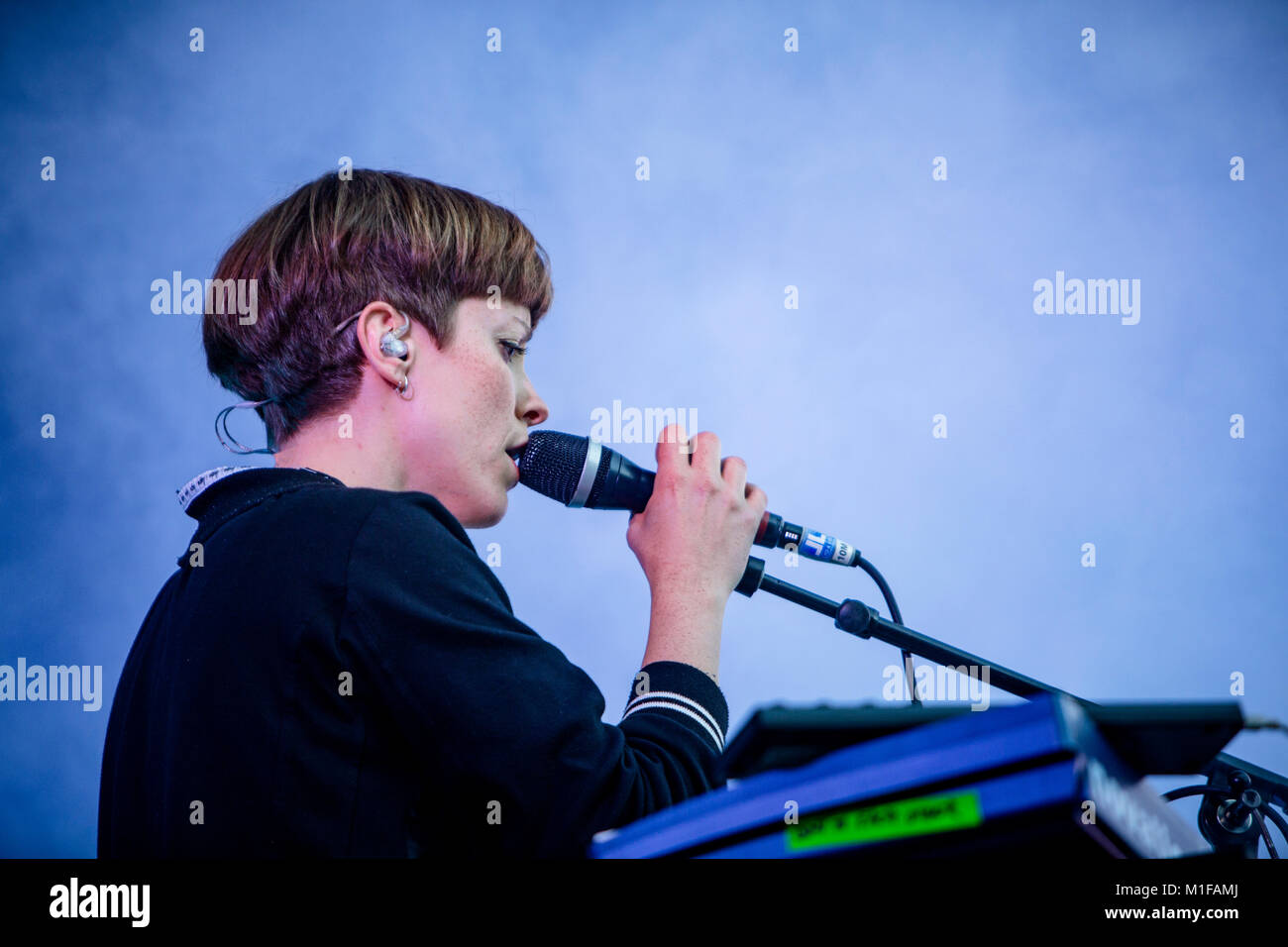 The Norwegian-Canadian indie pop duo Bow To Each Other performs a live ...