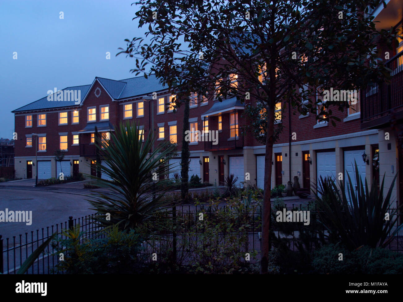 Modern housing terrace hi-res stock photography and images - Alamy